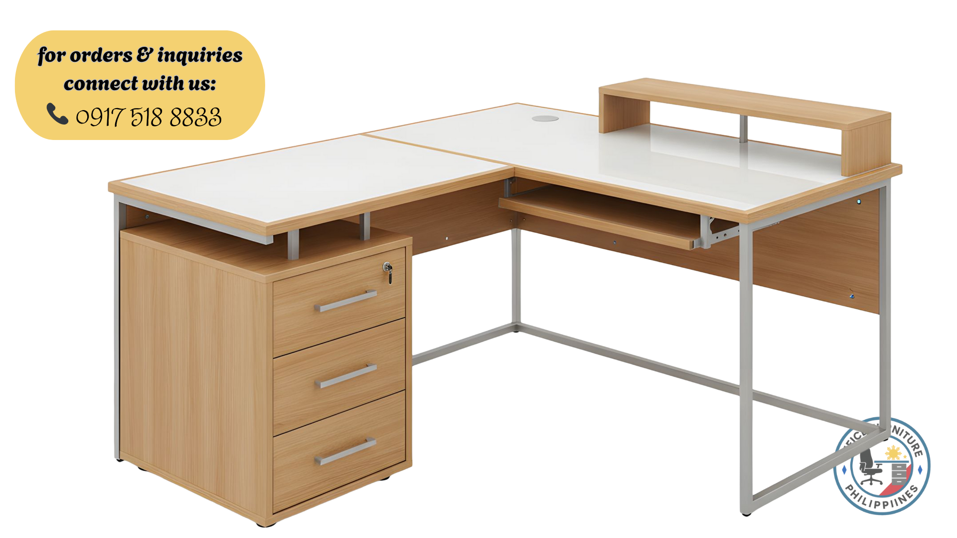 L-Shaped Office Table Philippines: Maximize Space, Style, and ...